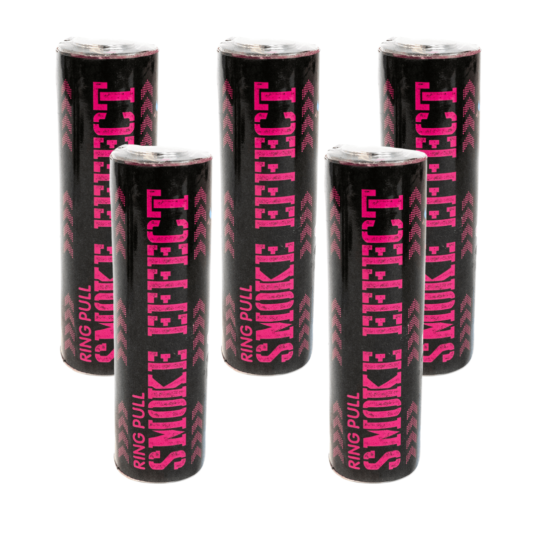 Ring Pull 90 Second Smoke Bomb Pink – Peacock Smoke